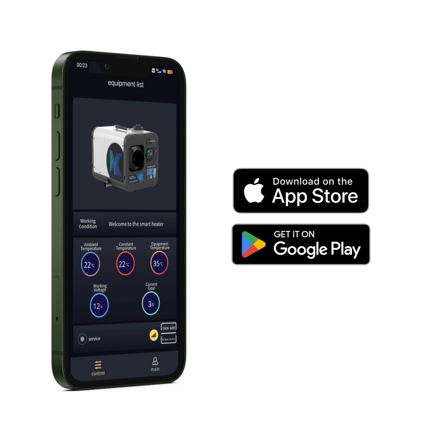 Cube GSM 4G/5G 5kW & 8kW Diesel-Luftheizung – Nordkapp